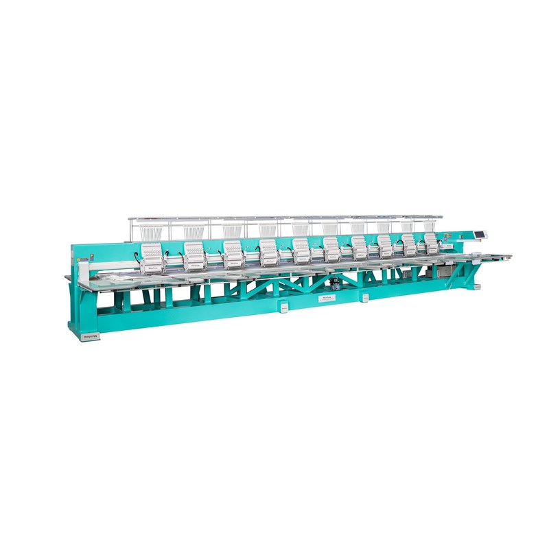 Safety Single Sequin Embroidery Machine 15 Needle 10 Heads With Cording ...